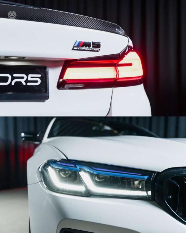 Balts BMW M5 2020 Viļņa, ar dzinēja tilpumu 4.40 L un nobraukumu 30 tūkst. km par 54500 €, foto 8 vietnē AUTOMOTO.COM.LV