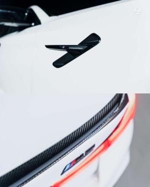 White BMW M5 2020 in Vilnius, with an engine capacity of 4.40 L and mileage of 30 thousand km for 54500 €, photo 13 on AUTOMOTO.COM.LV