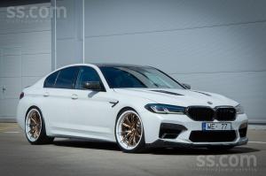 White BMW M5 2022 in Riga, with an engine capacity of 4.40 L and mileage of 81 thousand km for 79000 €, photo 13 on AUTOMOTO.COM.LV
