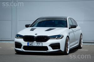 White BMW M5 2022 in Riga, with an engine capacity of 4.40 L and mileage of 81 thousand km for 79000 €, photo 14 on AUTOMOTO.COM.LV