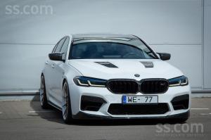 White BMW M5 2022 in Riga, with an engine capacity of 4.40 L and mileage of 81 thousand km for 79000 €, photo 15 on AUTOMOTO.COM.LV