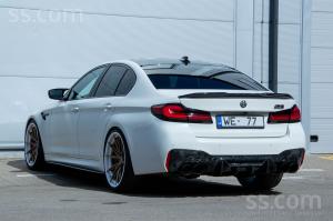 White BMW M5 2022 in Riga, with an engine capacity of 4.40 L and mileage of 81 thousand km for 79000 €, photo 16 on AUTOMOTO.COM.LV