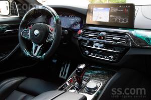 White BMW M5 2022 in Riga, with an engine capacity of 4.40 L and mileage of 81 thousand km for 79000 €, photo 23 on AUTOMOTO.COM.LV