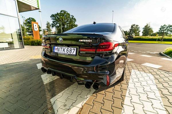 Черный БМВ M550 2018 в Каунас, объемом двигателя 4.40 л и пробегом 168 тыс. км за 30777 €, фото 7 на AUTOMOTO.COM.LV