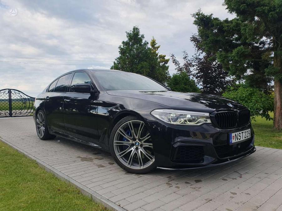 Черный БМВ M550 2018 в Каунас, объемом двигателя 4.40 л и пробегом 150 тыс. км за 25800 €, фото 1 на AUTOMOTO.COM.LV