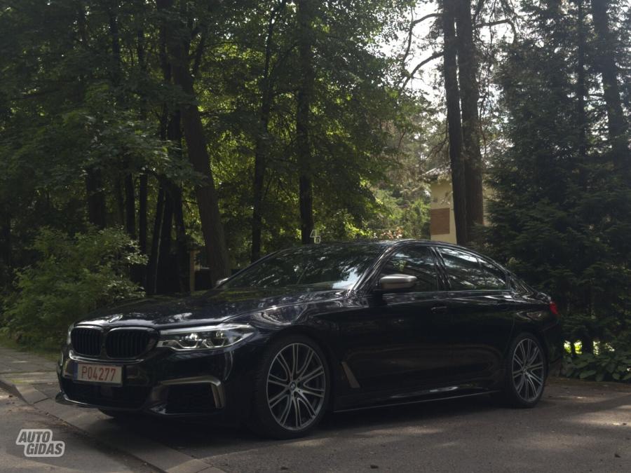 Черный БМВ M550 2019 в Вильнюс, объемом двигателя 4.40 л и пробегом 123 тыс. км за 27000 €, фото 8 на AUTOMOTO.COM.LV