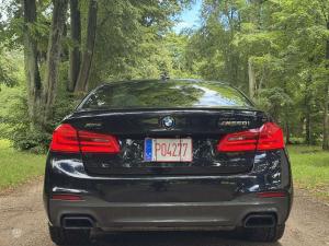 Melns BMW M550 2019 Viļņa, ar dzinēja tilpumu 4.40 L un nobraukumu 123 tūkst. km par 26500 €, foto 7 vietnē AUTOMOTO.COM.LV