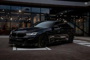 Black BMW M550 2021 in Siauliai, with an engine capacity of 4.40 L and mileage of 172 thousand km for 40000 €, photo 6 on AUTOMOTO.COM.LV