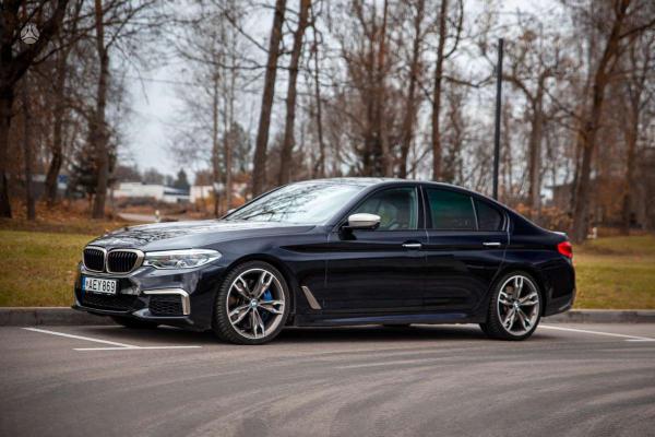 Blue BMW M550 2018 in Vilnius, with an engine capacity of 4.40 L and mileage of 230 thousand km for 33000 €, photo 10 on AUTOMOTO.COM.LV