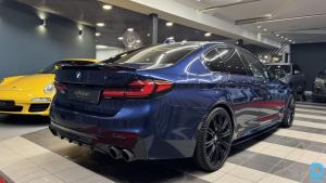 Zils BMW M550 2018 Mārupe, ar dzinēja tilpumu 4.40 L un nobraukumu 116 tūkst. km par 37990 €, foto 2 vietnē AUTOMOTO.COM.LV