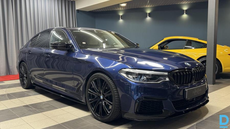 Zils BMW M550 2018 Mārupe, ar dzinēja tilpumu 4.40 L un nobraukumu 116 tūkst. km par 37990 €, foto 3 vietnē AUTOMOTO.COM.LV