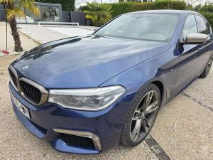 Zils BMW M550 2018 Tauragė, ar dzinēja tilpumu 3.00 L un nobraukumu 175 tūkst. km par 26000 €, foto  vietnē AUTOMOTO.COM.LV