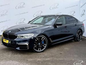 Blue BMW M550 2018 in Klaipeda, with an engine capacity of 4.40 L and mileage of 55 thousand km for 34500 €, photo  on AUTOMOTO.COM.LV