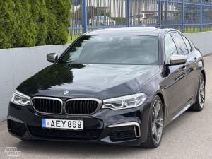 Zils BMW M550 2018 Viļņa, ar dzinēja tilpumu 4.40 L un nobraukumu 226 tūkst. km par 27000 €, foto  vietnē AUTOMOTO.COM.LV