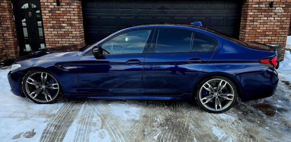 Zils BMW M550 2020 Viļņa, ar dzinēja tilpumu 4.40 L un nobraukumu 126 tūkst. km par 36900 €, foto 7 vietnē AUTOMOTO.COM.LV