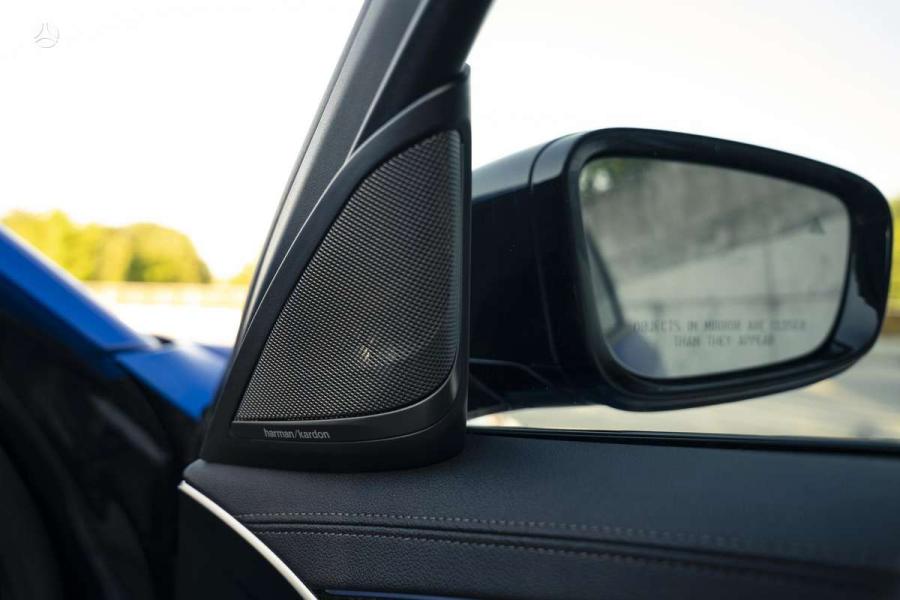 Zils BMW M550 2021 Kauņa, ar dzinēja tilpumu 4.40 L un nobraukumu 98 tūkst. km par 45000 €, foto 19 vietnē AUTOMOTO.COM.LV