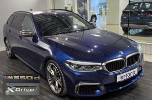 Синий БМВ M550 2019 в Шяуляй, объемом двигателя 2.99 л и пробегом 186 тыс. км за 32400 €, фото  на AUTOMOTO.COM.LV