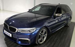 Синий БМВ M550 2019 в Шяуляй, объемом двигателя 2.99 л и пробегом 186 тыс. км за 32400 €, фото 3 на AUTOMOTO.COM.LV