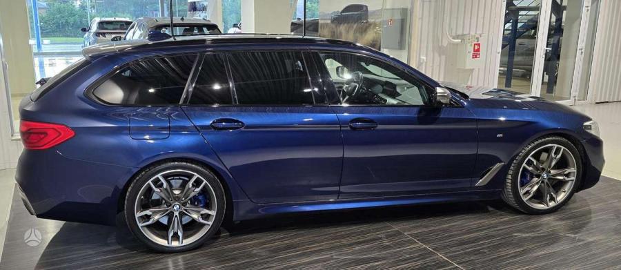 Синий БМВ M550 2019 в Шяуляй, объемом двигателя 2.99 л и пробегом 186 тыс. км за 32400 €, фото 7 на AUTOMOTO.COM.LV