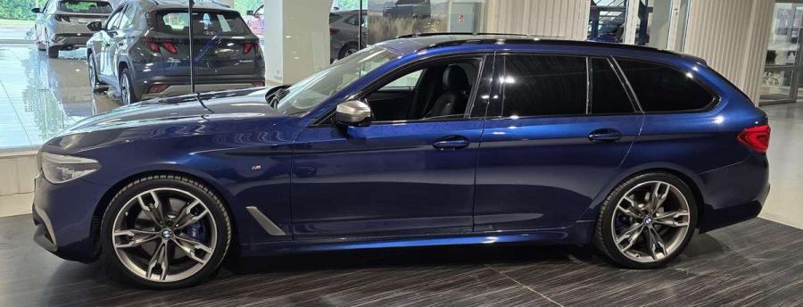 Синий БМВ M550 2019 в Шяуляй, объемом двигателя 2.99 л и пробегом 186 тыс. км за 32400 €, фото 8 на AUTOMOTO.COM.LV