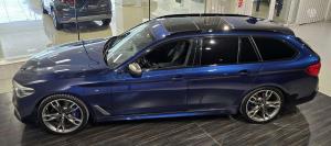 Синий БМВ M550 2019 в Шяуляй, объемом двигателя 2.99 л и пробегом 186 тыс. км за 32400 €, фото 9 на AUTOMOTO.COM.LV