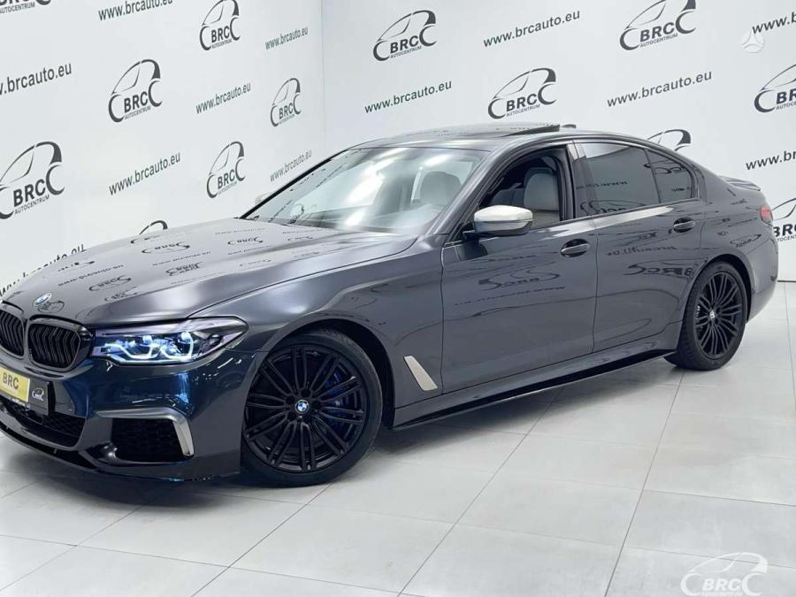 Pelēks BMW M550 2018 Viļņa, ar dzinēja tilpumu 4.40 L un nobraukumu 63 tūkst. km par 29900 €, foto 1 vietnē AUTOMOTO.COM.LV