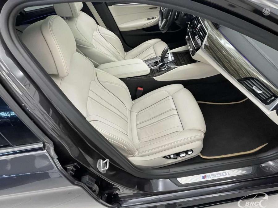 Pelēks BMW M550 2018 Viļņa, ar dzinēja tilpumu 4.40 L un nobraukumu 63 tūkst. km par 29900 €, foto 7 vietnē AUTOMOTO.COM.LV