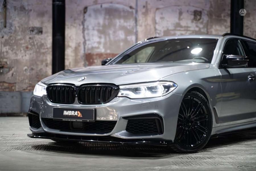 Pelēks BMW M550 2018 Kauņa, ar dzinēja tilpumu 3.00 L un nobraukumu 136 tūkst. km par 29000 €, foto 2 vietnē AUTOMOTO.COM.LV