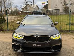 Grey BMW M550 2019 in Siauliai, with an engine capacity of 2.99 L and mileage of 114 thousand km for 29990 €, photo 8 on AUTOMOTO.COM.LV