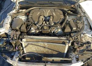 White BMW M550 2018 in Panevezys, with an engine capacity of 4.40 L and mileage of 167 thousand km for 14600 €, photo 9 on AUTOMOTO.COM.LV