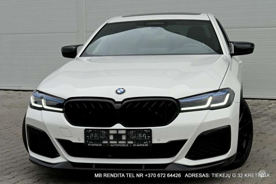 Белый БМВ M550 2021 в Кретинга, объемом двигателя 4.40 л и пробегом 84 тыс. км за 37999 €, фото 3 на AUTOMOTO.COM.LV