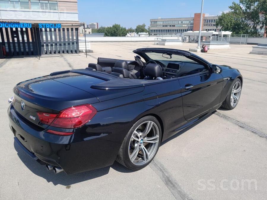 Black BMW M6 2016 in Riga, with an engine capacity of 4.40 L and mileage of 149 thousand km for 29999 €, photo 5 on AUTOMOTO.COM.LV