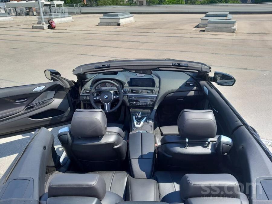 Black BMW M6 2016 in Riga, with an engine capacity of 4.40 L and mileage of 149 thousand km for 29999 €, photo 6 on AUTOMOTO.COM.LV