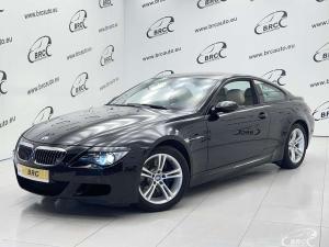 Black BMW M6 2005 in Vilnius, with an engine capacity of 5.00 L and mileage of 123 thousand km for 26500 €, photo  on AUTOMOTO.COM.LV