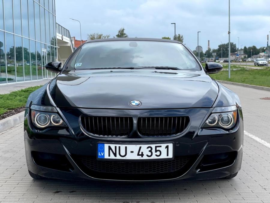 Melns BMW M6 2005 Rīga, ar dzinēja tilpumu 5.00 L un nobraukumu 129 tūkst. km par 20990 €, foto 1 vietnē AUTOMOTO.COM.LV