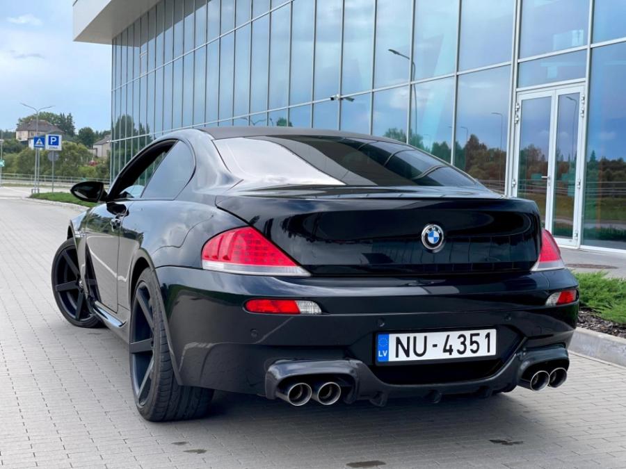 Melns BMW M6 2005 Rīga, ar dzinēja tilpumu 5.00 L un nobraukumu 129 tūkst. km par 20990 €, foto 12 vietnē AUTOMOTO.COM.LV