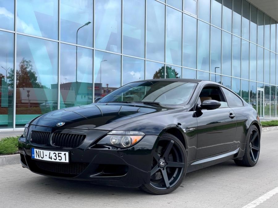 Melns BMW M6 2005 Rīga, ar dzinēja tilpumu 5.00 L un nobraukumu 129 tūkst. km par 20990 €, foto 16 vietnē AUTOMOTO.COM.LV