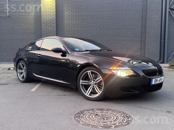 Black BMW M6 2007 in Riga, with an engine capacity of 5.00 L and mileage of 144 thousand km for 21500 €, photo 1 on AUTOMOTO.COM.LV