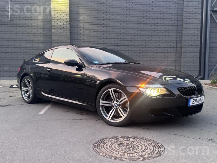 Melns BMW M6 2007 Rīga, ar dzinēja tilpumu 5.00 L un nobraukumu 144 tūkst. km par 21500 €, foto 1 vietnē AUTOMOTO.COM.LV