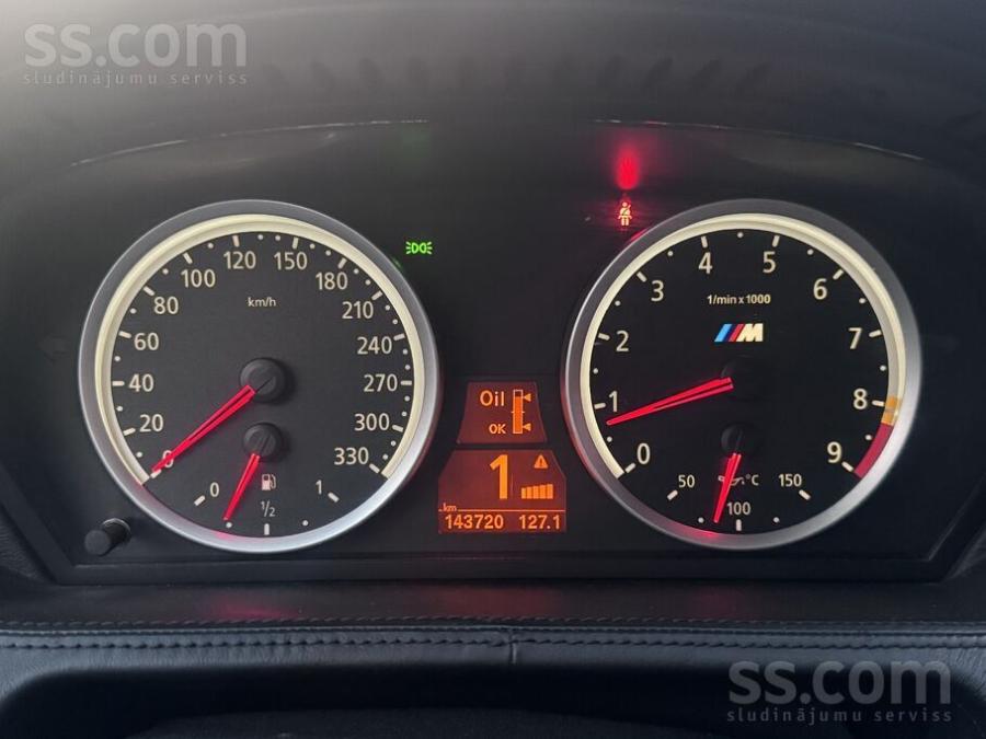 Melns BMW M6 2007 Rīga, ar dzinēja tilpumu 5.00 L un nobraukumu 144 tūkst. km par 21500 €, foto 6 vietnē AUTOMOTO.COM.LV