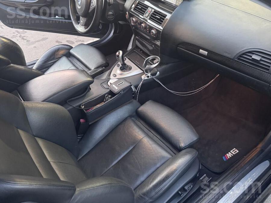 Melns BMW M6 2007 Rīga, ar dzinēja tilpumu 5.00 L un nobraukumu 144 tūkst. km par 21500 €, foto 12 vietnē AUTOMOTO.COM.LV