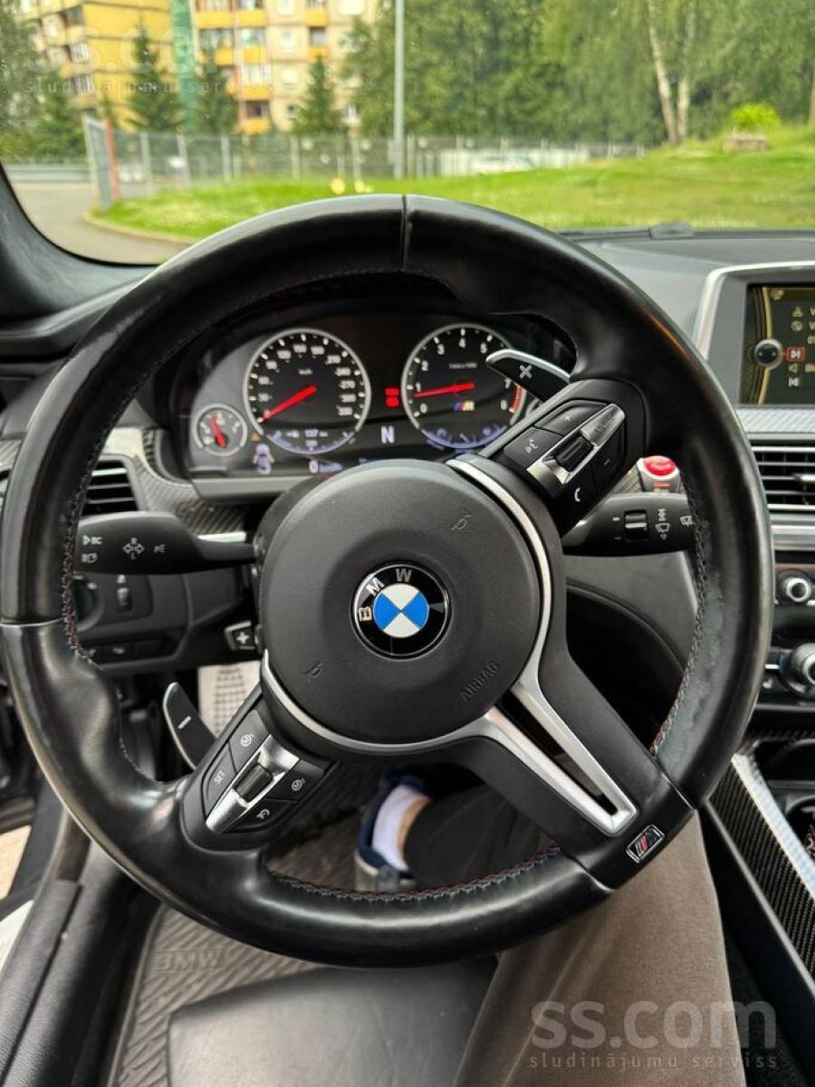 Melns BMW M6 2013 Rīga, ar dzinēja tilpumu 4.40 L un nobraukumu 137 tūkst. km par 28500 €, foto 11 vietnē AUTOMOTO.COM.LV