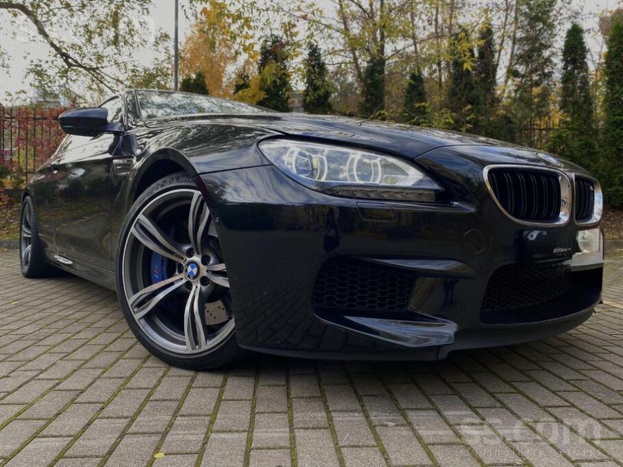 Black BMW M6 2013 in Riga, with an engine capacity of 4.40 L and mileage of 118 thousand km for 39999 €, photo 1 on AUTOMOTO.COM.LV
