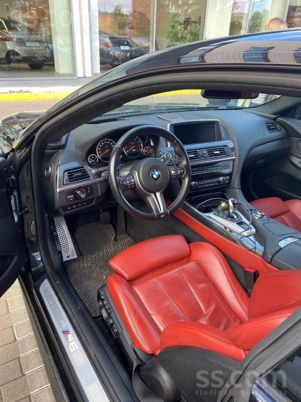 Melns BMW M6 2013 Rīga, ar dzinēja tilpumu 4.40 L un nobraukumu 118 tūkst. km par 39999 €, foto 6 vietnē AUTOMOTO.COM.LV