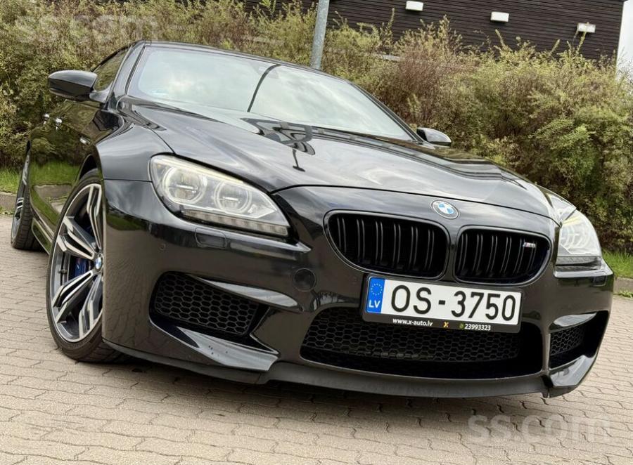Black BMW M6 2014 in Riga, with an engine capacity of 4.40 L and mileage of 182 thousand km for 24500 €, photo 4 on AUTOMOTO.COM.LV
