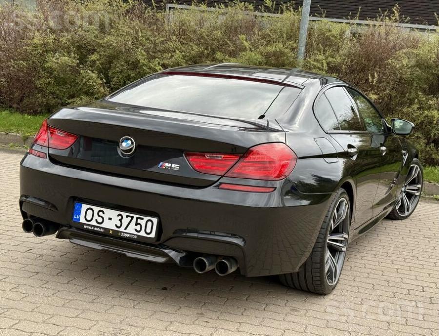 Black BMW M6 2014 in Riga, with an engine capacity of 4.40 L and mileage of 182 thousand km for 24500 €, photo 11 on AUTOMOTO.COM.LV