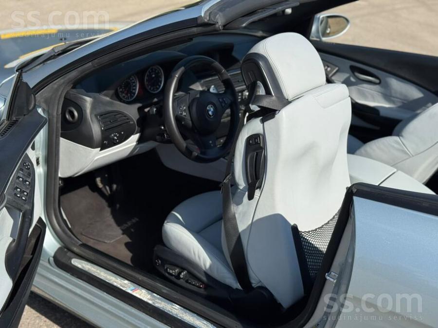 BMW M6 2007 in Riga, with an engine capacity of 5.00 L and mileage of 111 thousand km for 21490 €, photo 15 on AUTOMOTO.COM.LV
