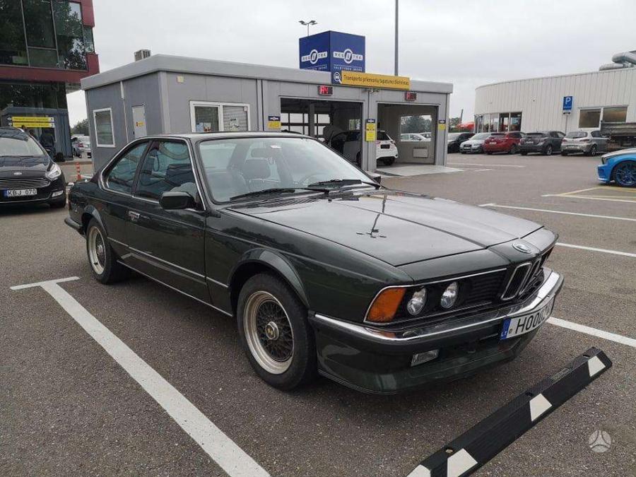 Green BMW M6 1984 in Vilnius, with an engine capacity of 3.50 L and mileage of 213 thousand km for 95000 €, photo 3 on AUTOMOTO.COM.LV