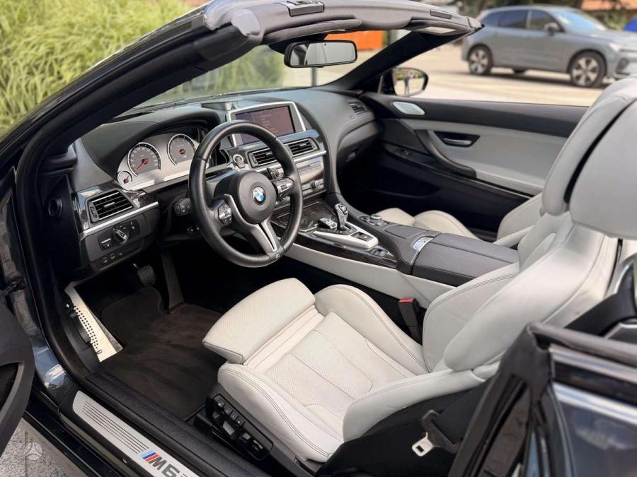 Grey BMW M6 2012 in Vilnius, with an engine capacity of 4.40 L and mileage of 108 thousand km for 24000 €, photo 14 on AUTOMOTO.COM.LV