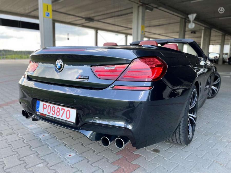Grey BMW M6 2014 in Vilnius, with an engine capacity of 4.40 L and mileage of 110 thousand km for 28990 €, photo 7 on AUTOMOTO.COM.LV